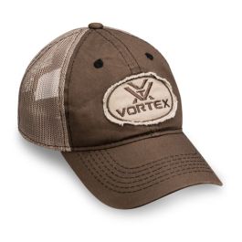 Vortex Frayed Patch Mesh Hat