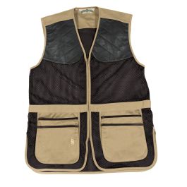 Bob Allen Full-Mesh Dual Leather Pad Shooting Vest