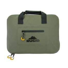 Rugid Large Handgun/Laptop Case - Waterproof Shell Water Resistant Zipper