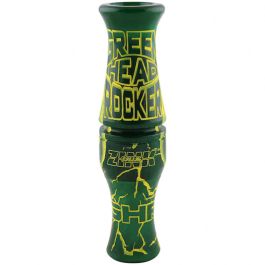Zink Green Head Rocker Double Reed Acrylic Duck Call